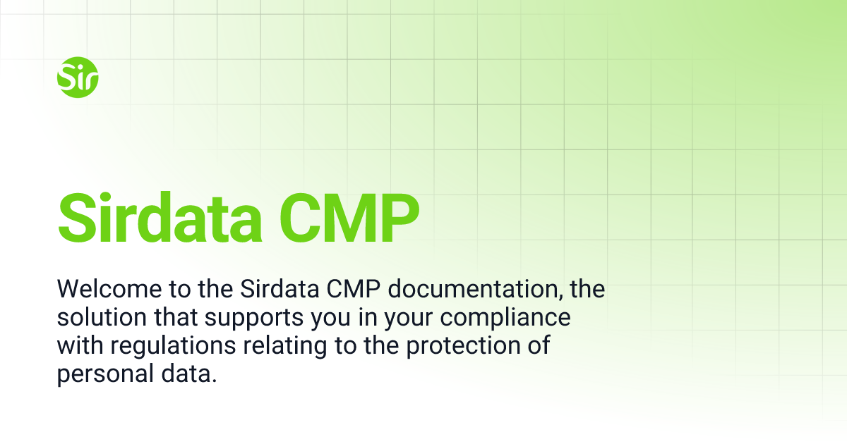 Sirdata CMP | English